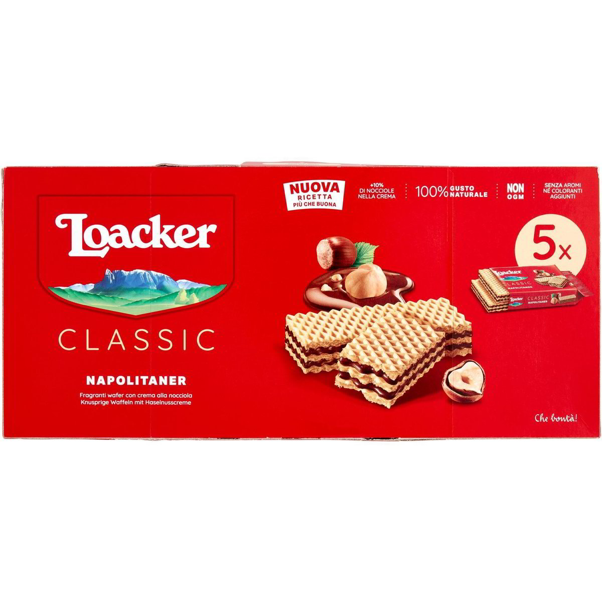 Wafer classic napolitaner LOACKER 5 X 45 G - Coop Shop