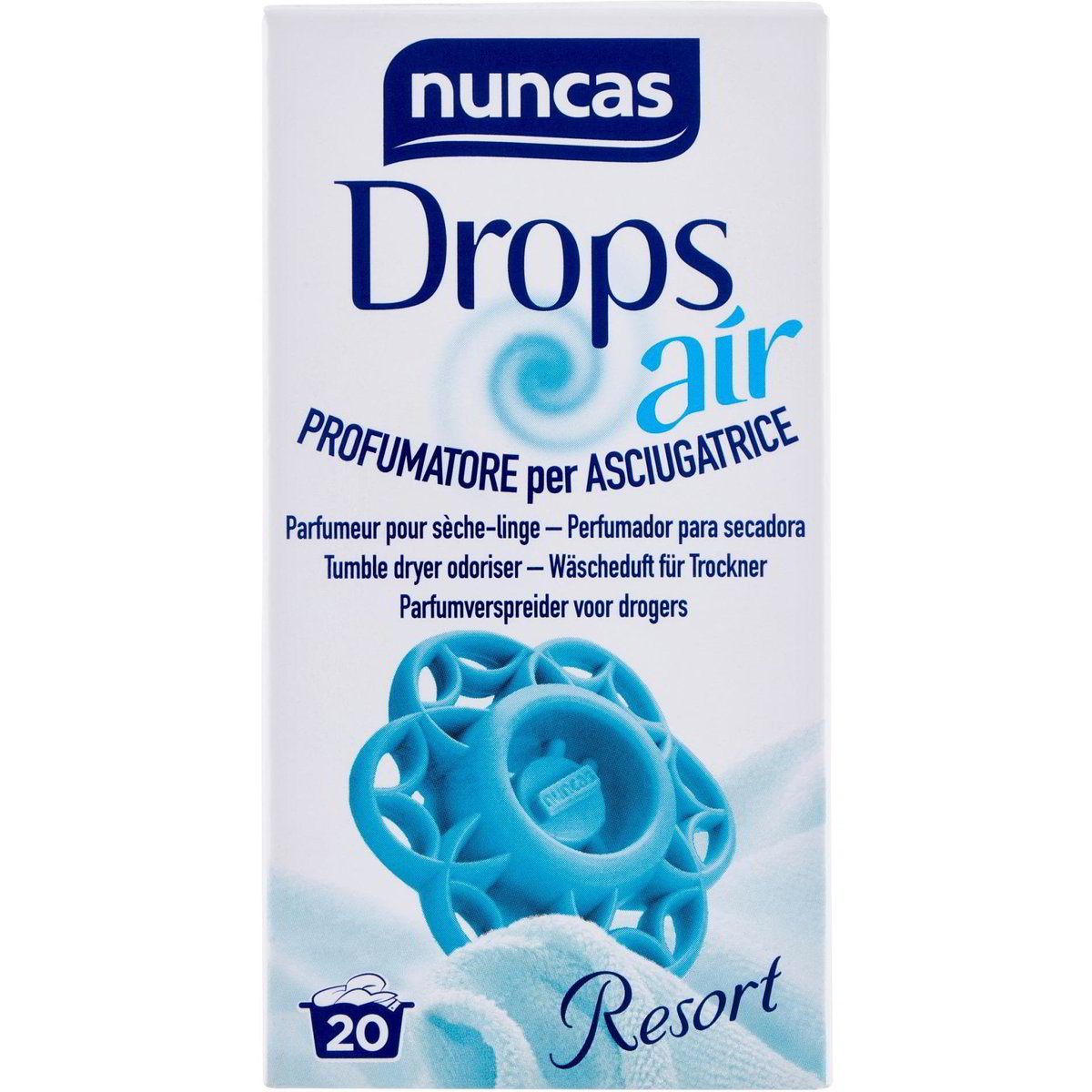 Profumatore per asciugatrice resort drops air NUNCAS 18 G - Coop Shop