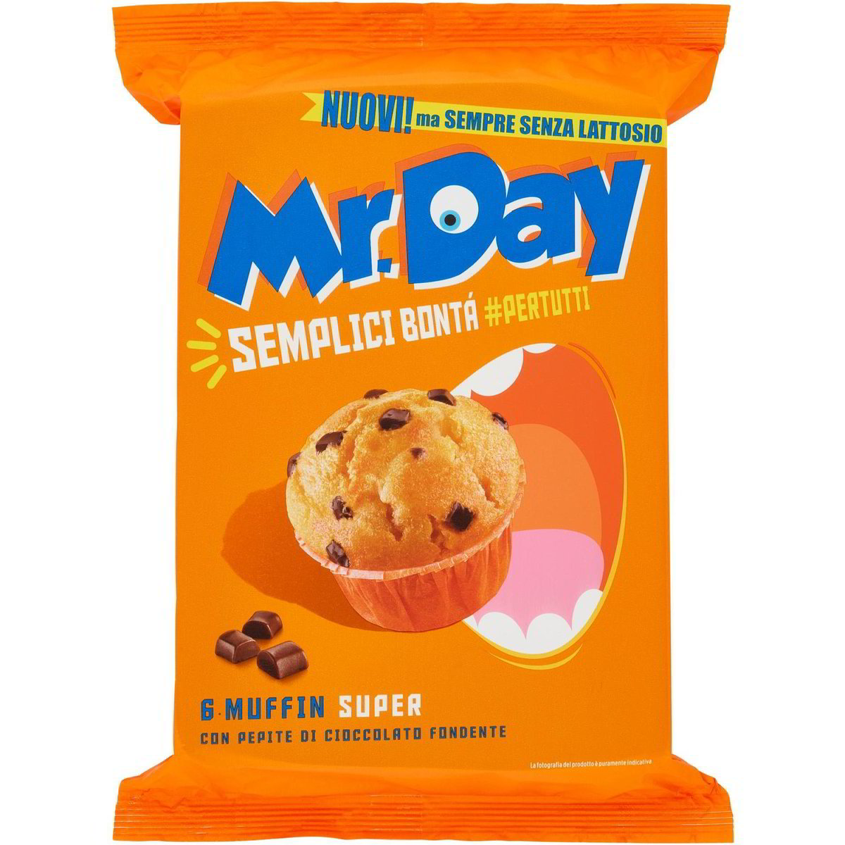 Muffin classico con gocce di cioccolato MR.DAY 300 G - Coop Shop