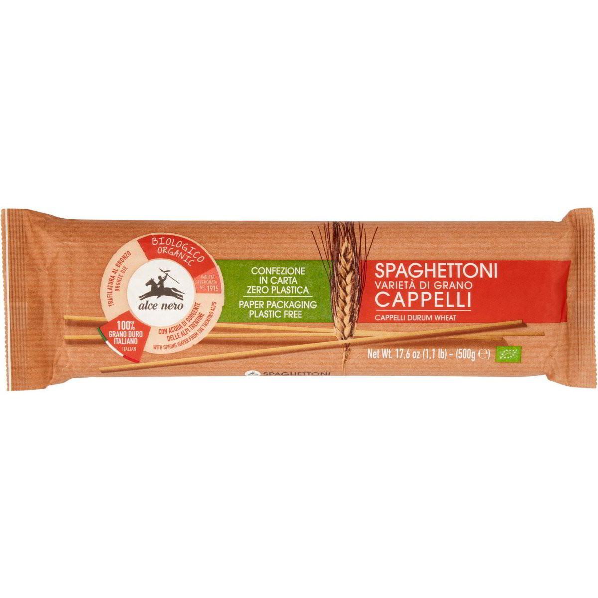 Spaghettoni senatore cappelli ALCE NERO 500 G - Coop Shop