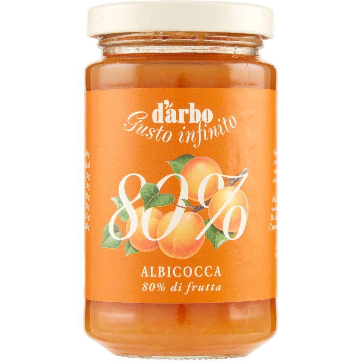 Confettura di albicocche frutta 80% D'ARBO 250 G - Coop Shop