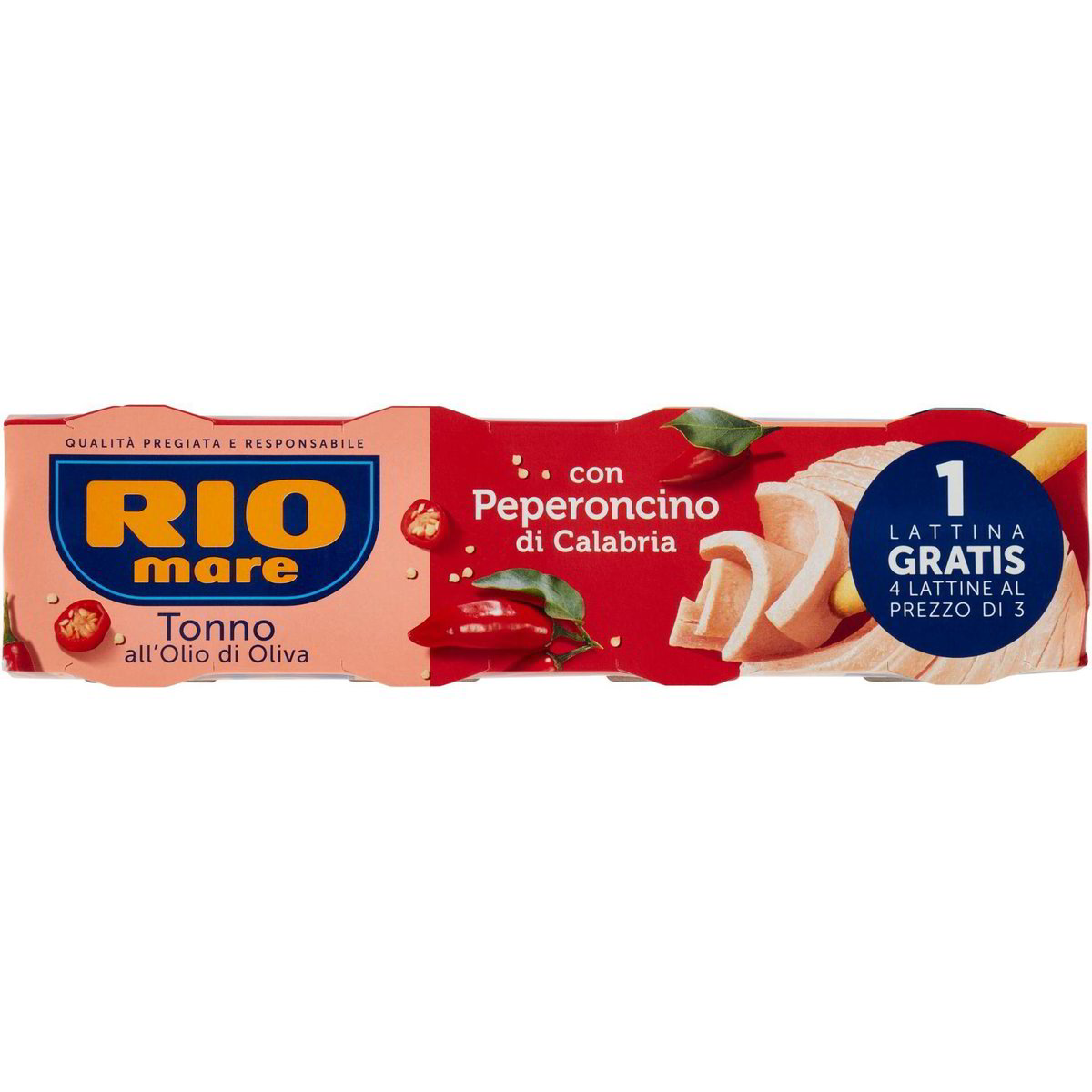 Tonno sottolio d'oliva e peperoncino di calabria RIO MARE 4 X 80 G ...
