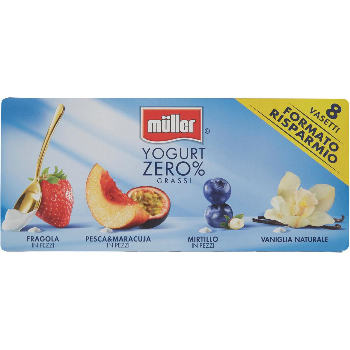 Yogurt 0% grassi gusti assortiti MULLER 8 X 125 G - Coop Shop