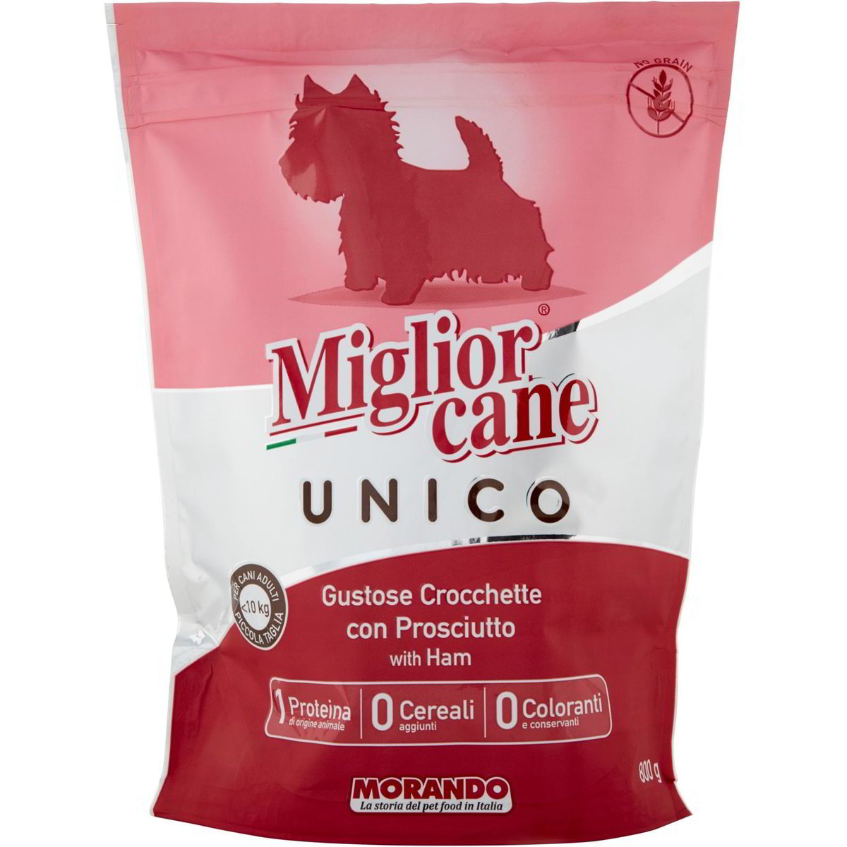 Crocchette per cani con prosciutto miglior cane MORANDO 800 G - Coop Shop