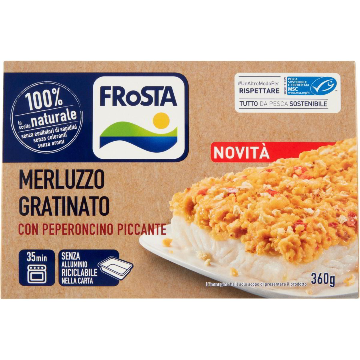 Merluzzo gratinato con peperoncino piccante FROSTA 360 G - Coop Shop