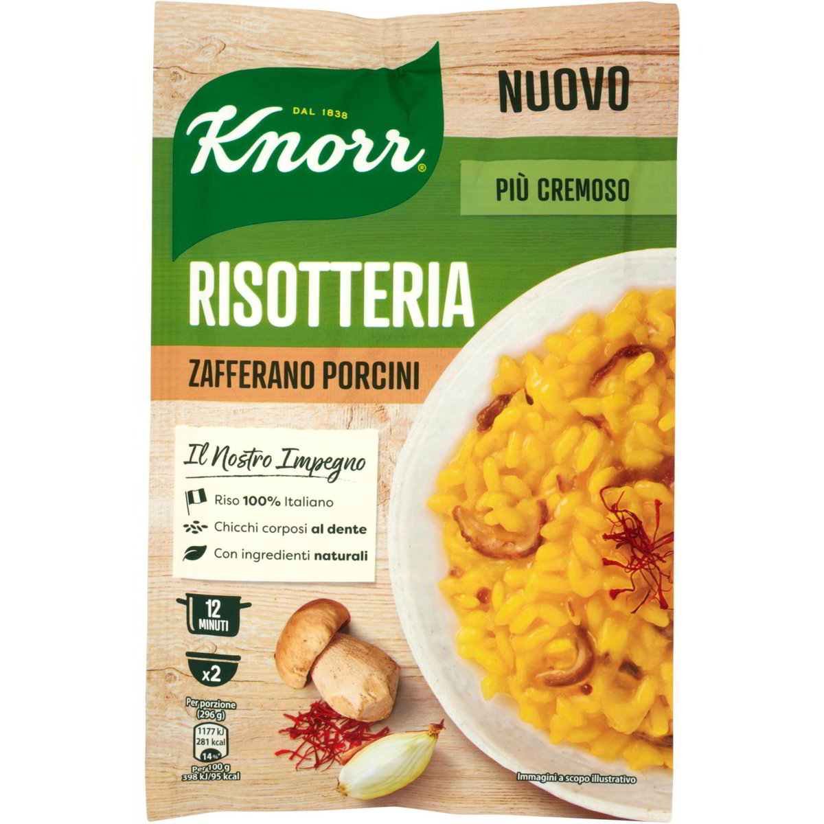 Risotto zafferano e porcini KNORR 175 G - Coop Shop