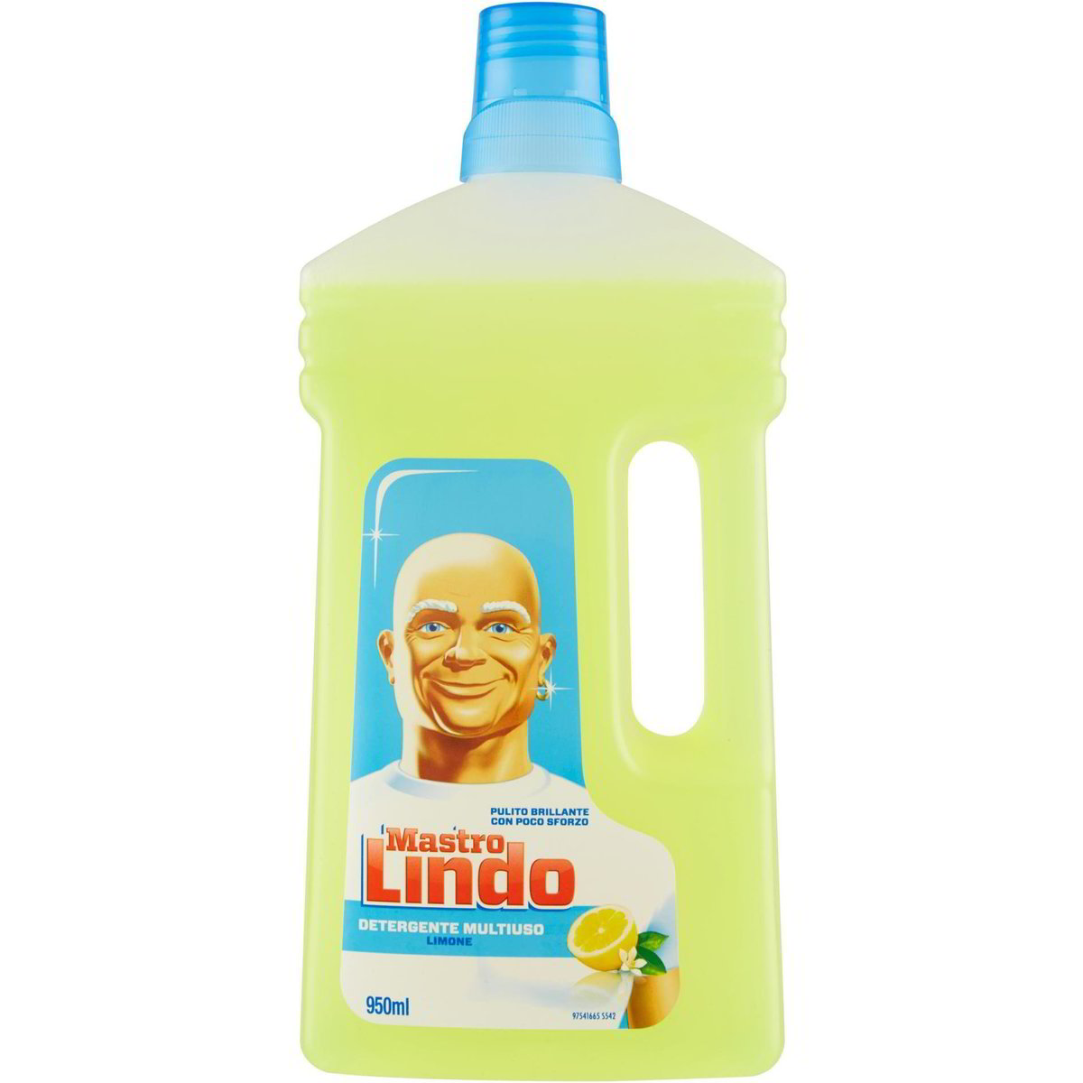 Detersivo pavimenti al limone detergente multiuso MASTRO LINDO 950 ML ...