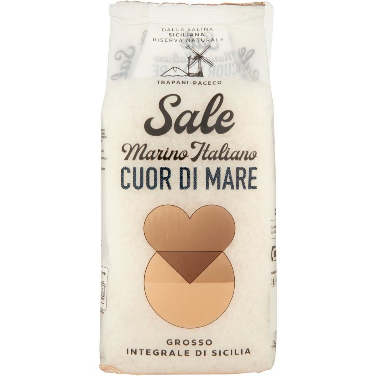 Sale integrale grosso marino extravergine italiano CUOR DI MARE 1000 G ...