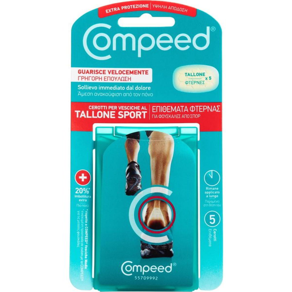 Cerotti per vesciche tallone x5 COMPEED 1 PZ - Coop Shop