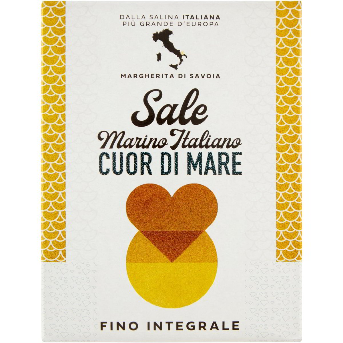 Sale integrale fino marino extravergine italiano CUOR DI MARE 1000 G ...