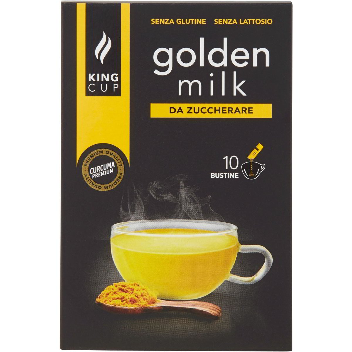 Preparato per bevanda golden milk da zuccherare KING CUP 10 X 6 G ...