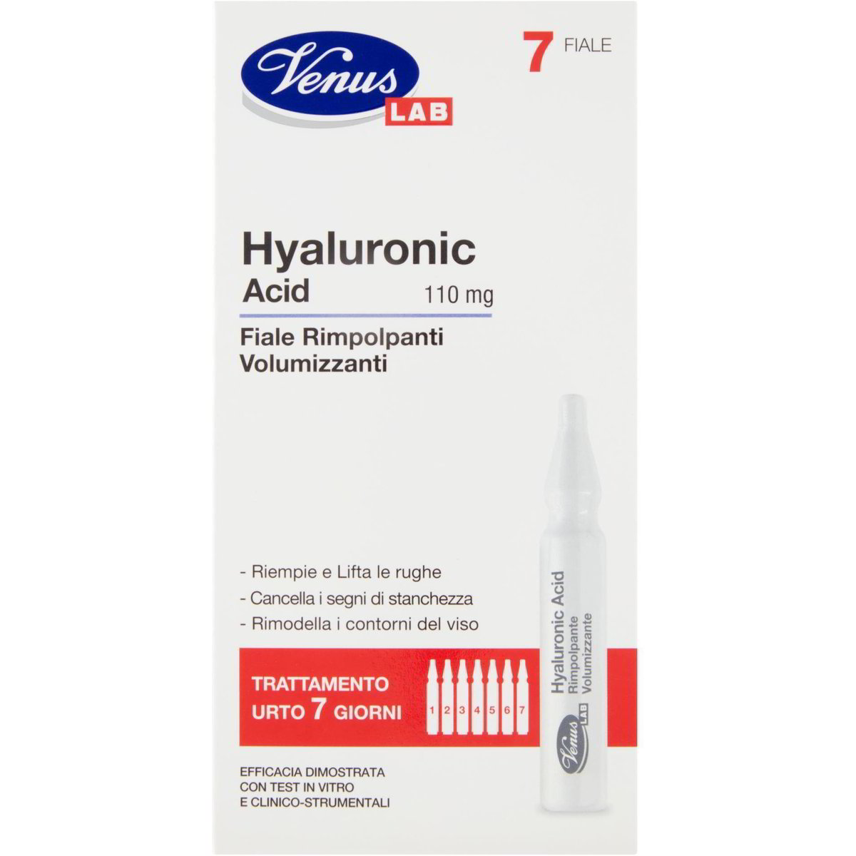 Fiale con acido ialuronico rimpolpanti volumizzant VENUS 7 X 2 ML ...