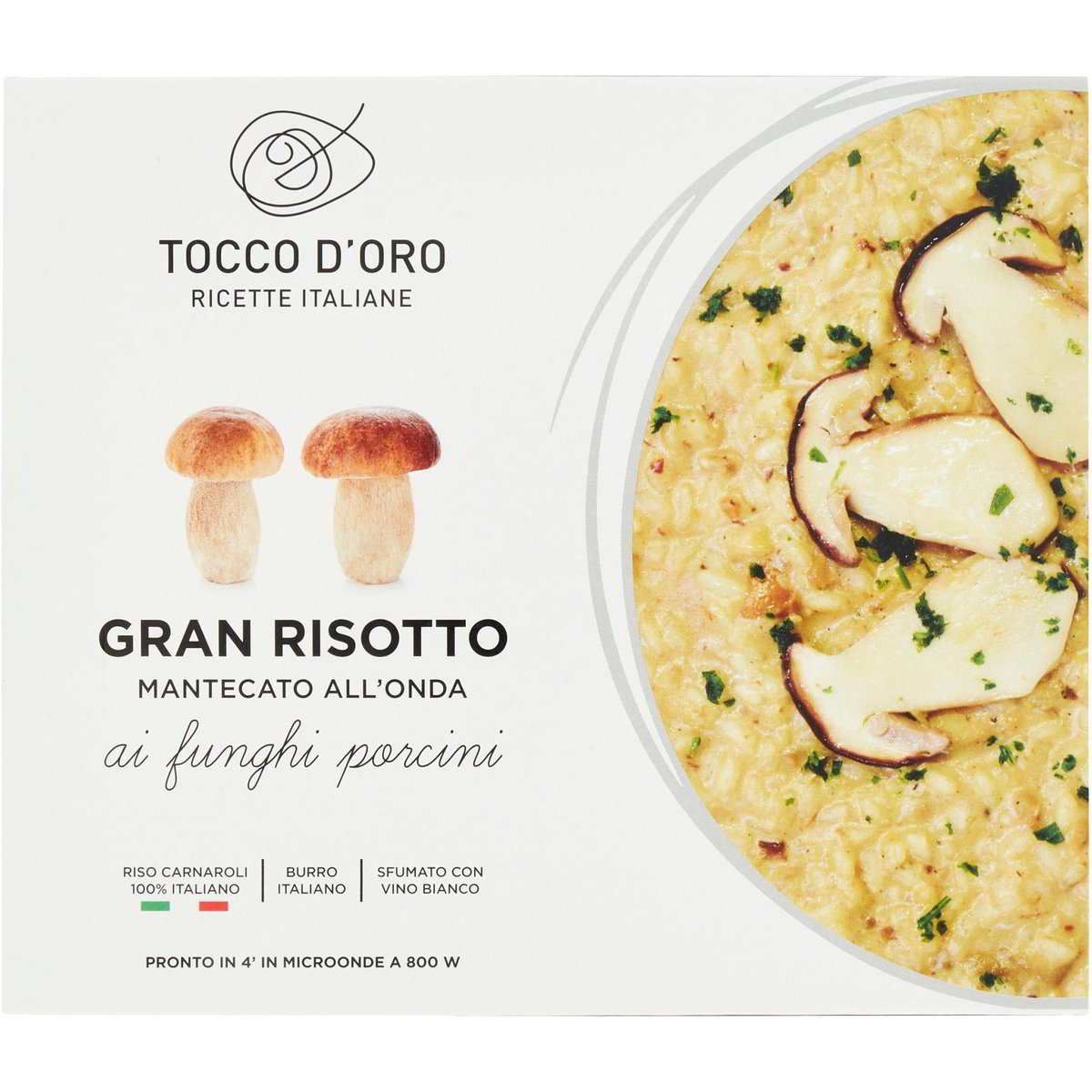 Risotto ai funghi porcini gran risotto TOCCO D'ORO 270 G - Coop Shop