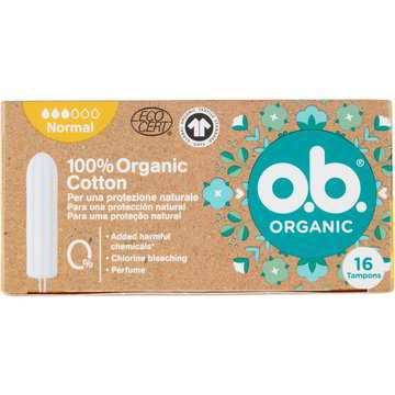 Assorbenti interni normal 100% cotone x16 O.B. 1 PZ - Coop Shop