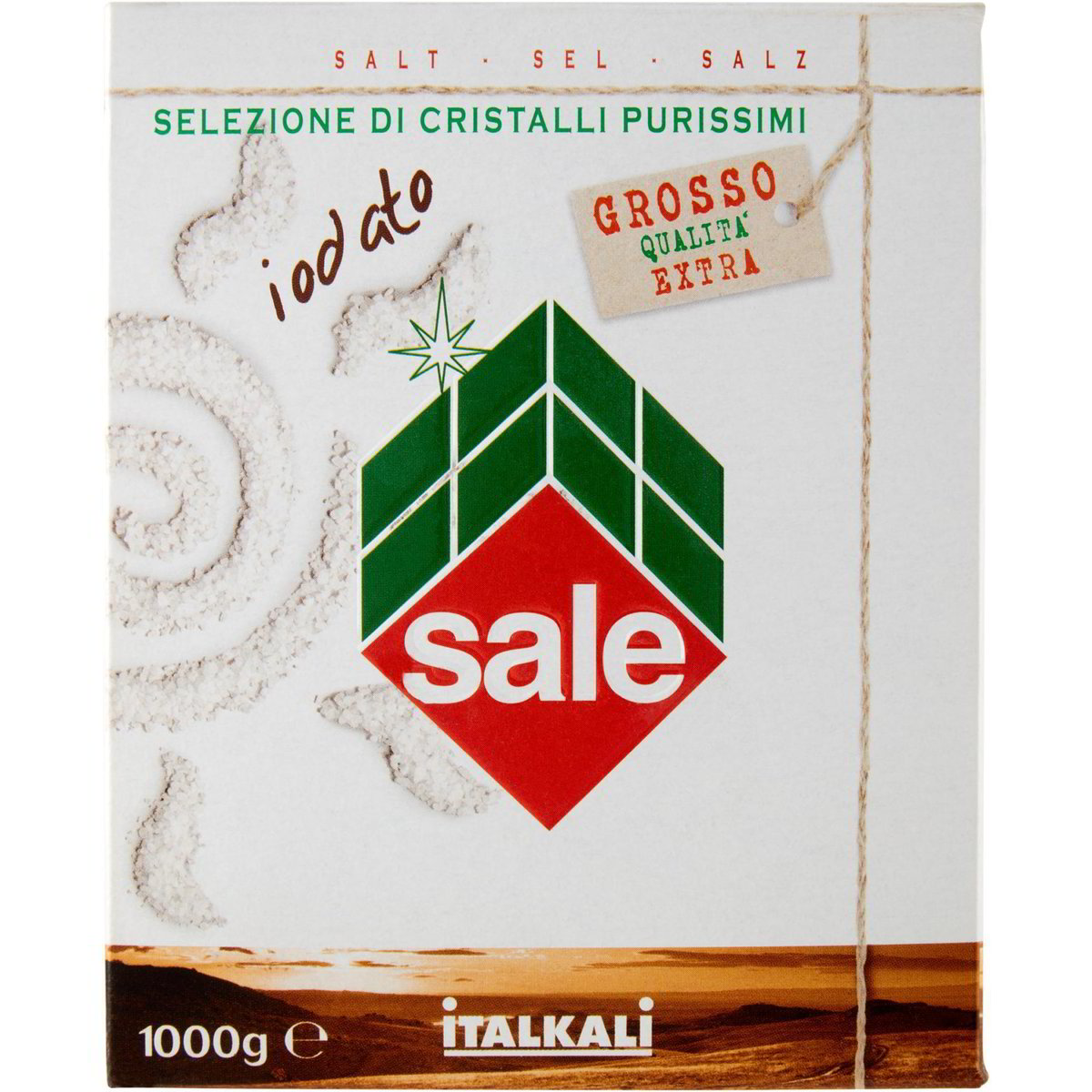 Sale grosso iodato rimacinato extra di sicilia ITALKALI 1000 G - Coop Shop