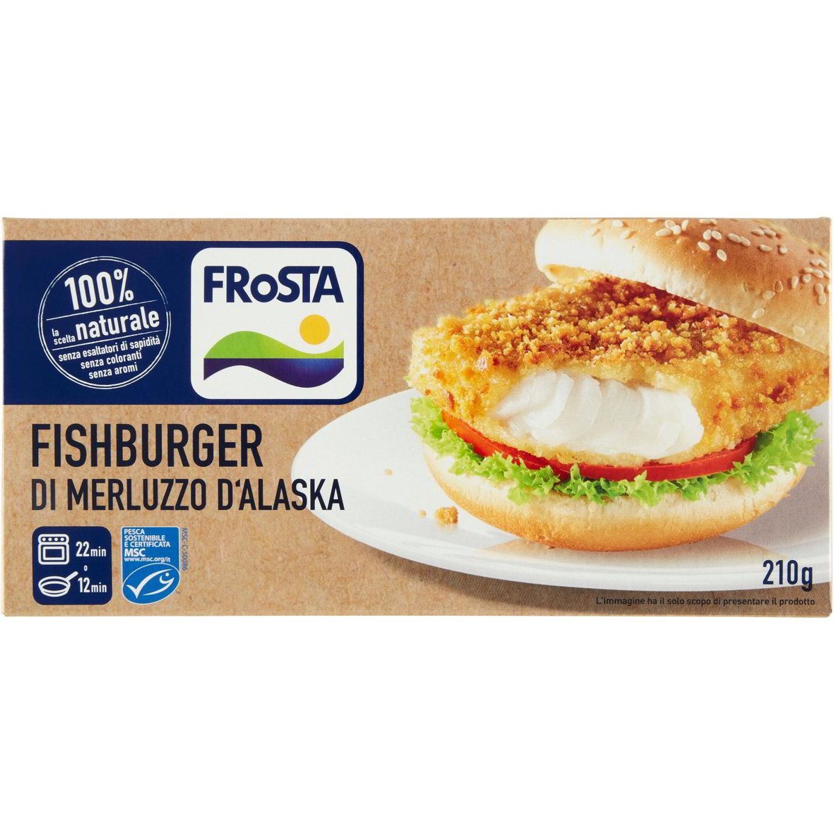Fish burger di merluzzo FROSTA 2 X 105 G - Coop Shop
