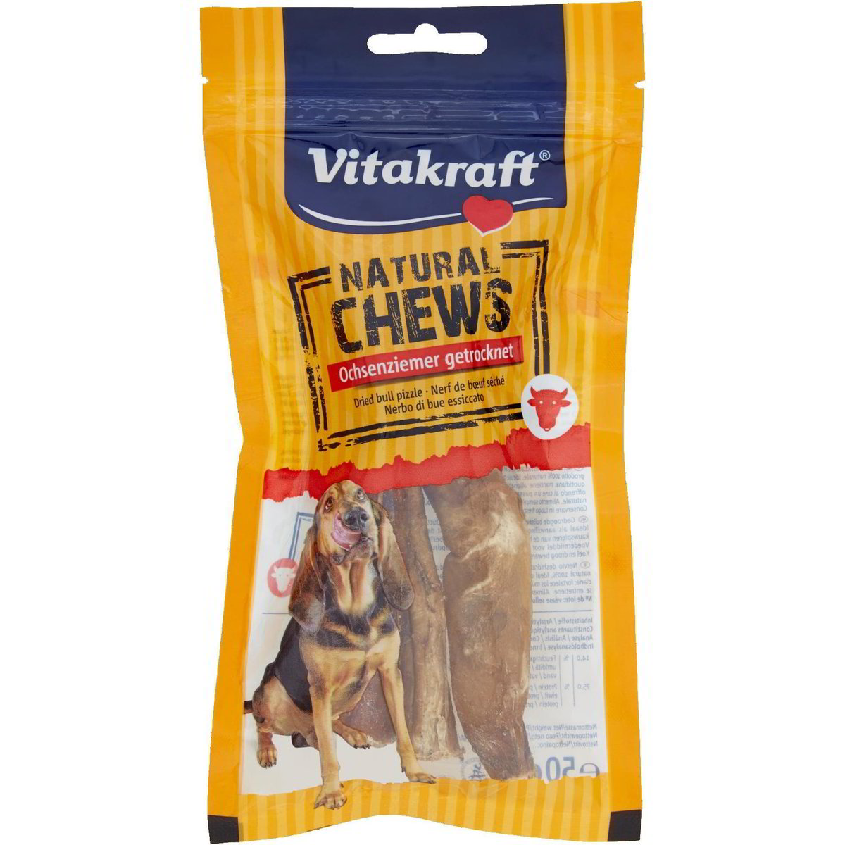 Snack cani natural Chews nerbo bue essiccato x3 VITAKRAFT 50 G - Coop Shop