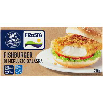 Fish burger di merluzzo FROSTA 2 X 105 G - Coop Shop
