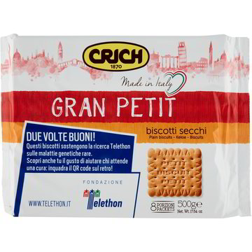 Biscotti gran petit CRICH 500 G - Coop Shop