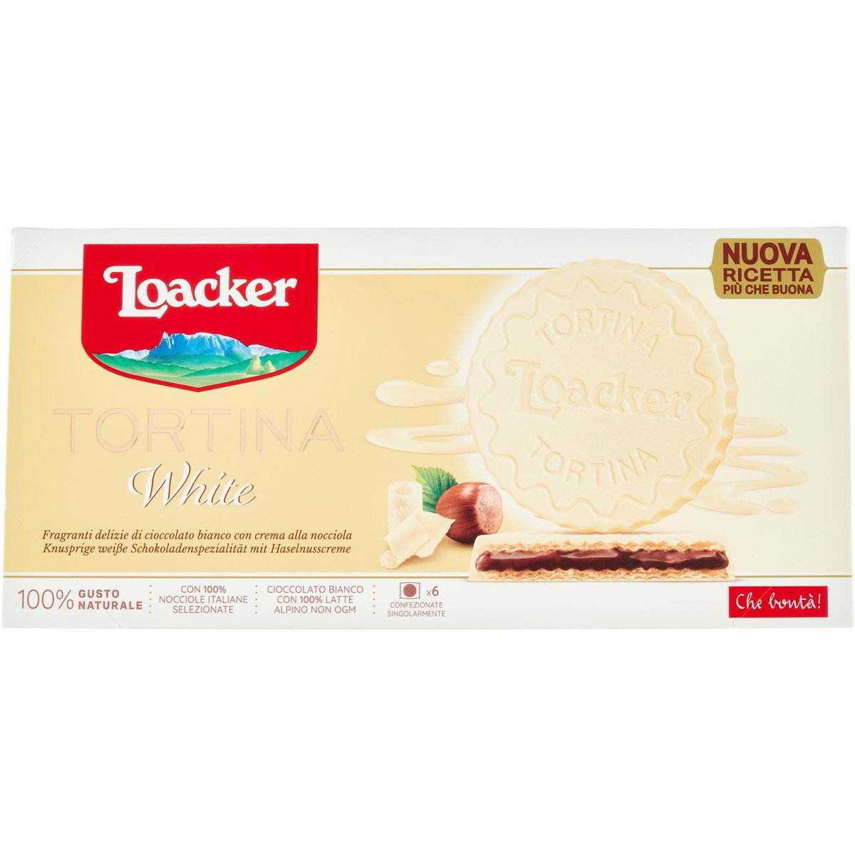 Wafer gran pasticceria tortina white LOACKER 125 G - Coop Shop