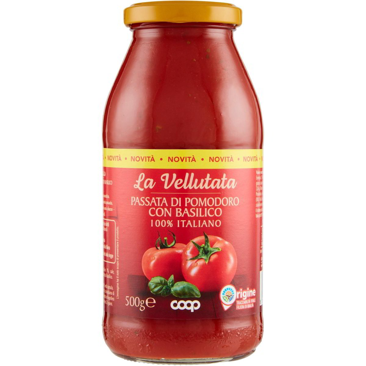 Passata di pomodoro con basilico la vellutata COOP - ORIGINE 500 G ...