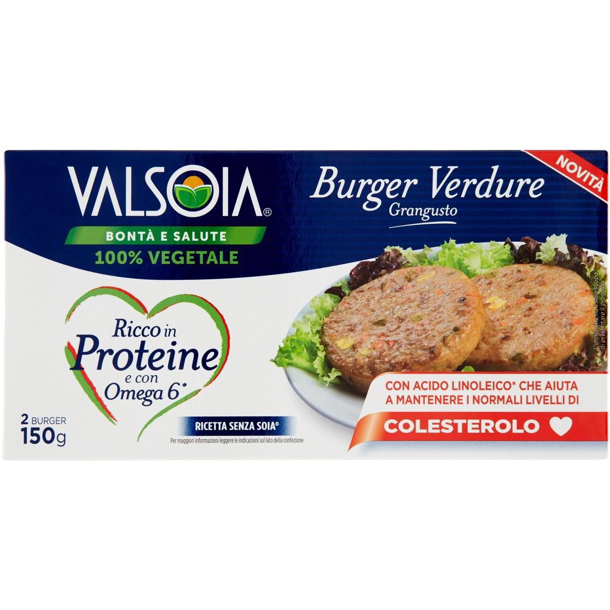 Burger verdure grangusto valsoia bontà e salute VALSOIA 2 X 75 G - Coop ...