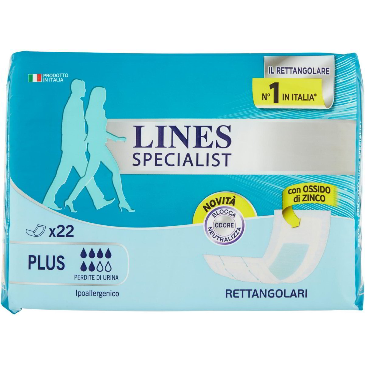 Assorbenti per incontinenza rettangolare plus x22 LINES 1 PZ - Coop Shop