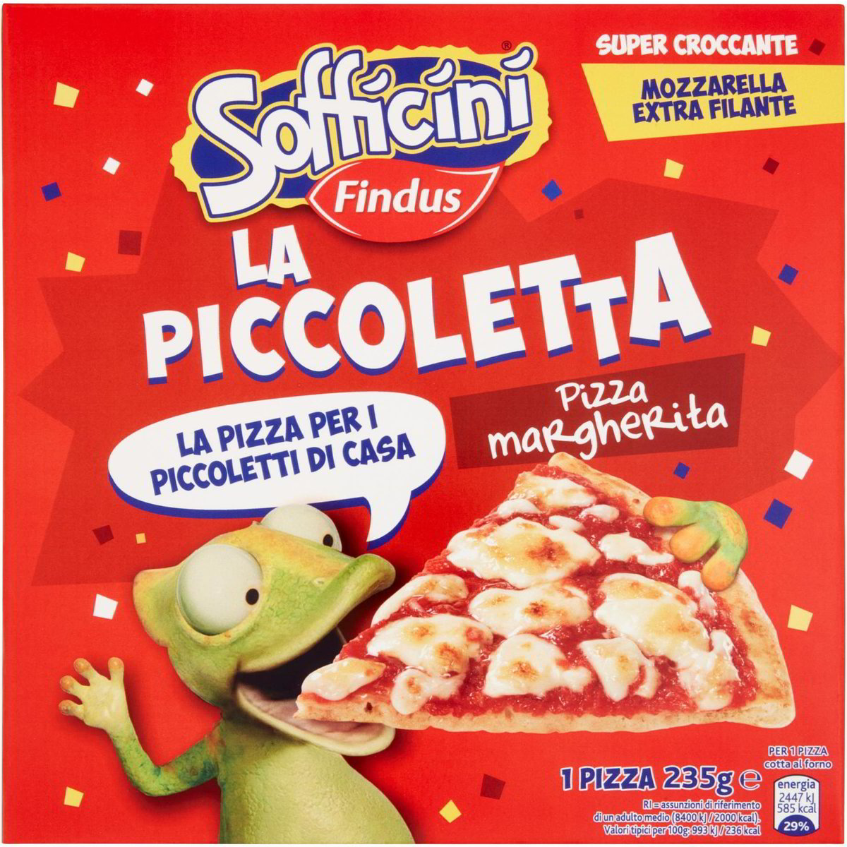 Pizza surgelata margherita sofficini FINDUS 235 GR - Coop Shop
