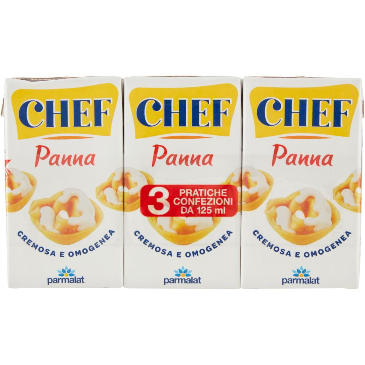 Panna uht da cucina CHEF 3 X 125 G - Coop Shop
