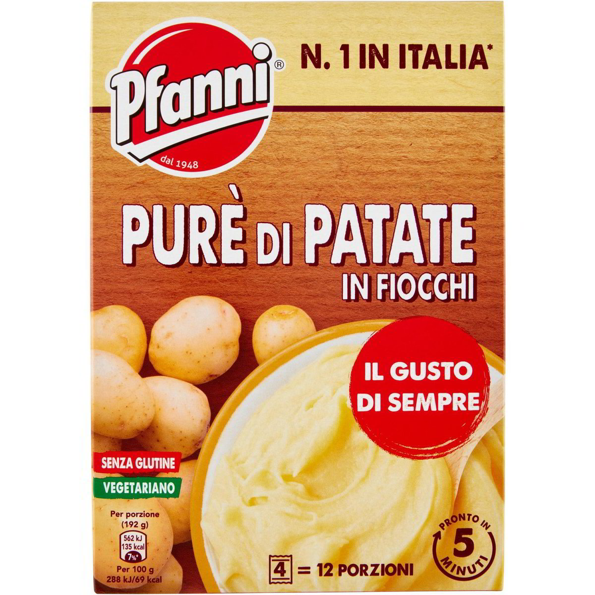 Purè di patate in fiocchi PFANNI 4 X 75 G - Coop Shop