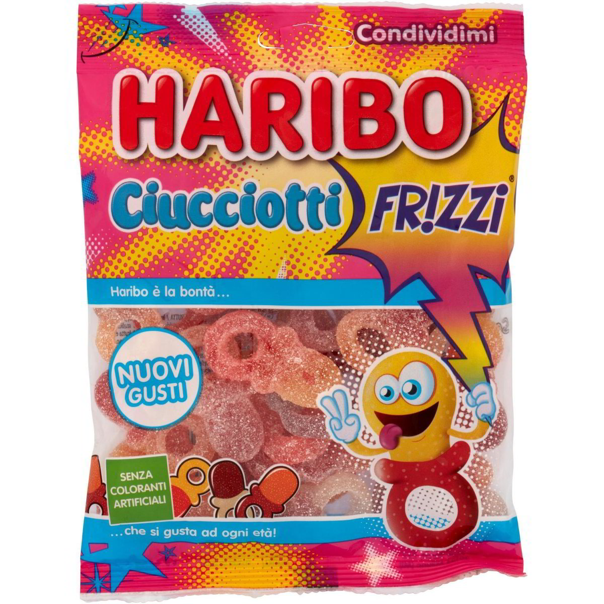 Caramelle ciucciotti frizzi HARIBO 175 G - Coop Shop