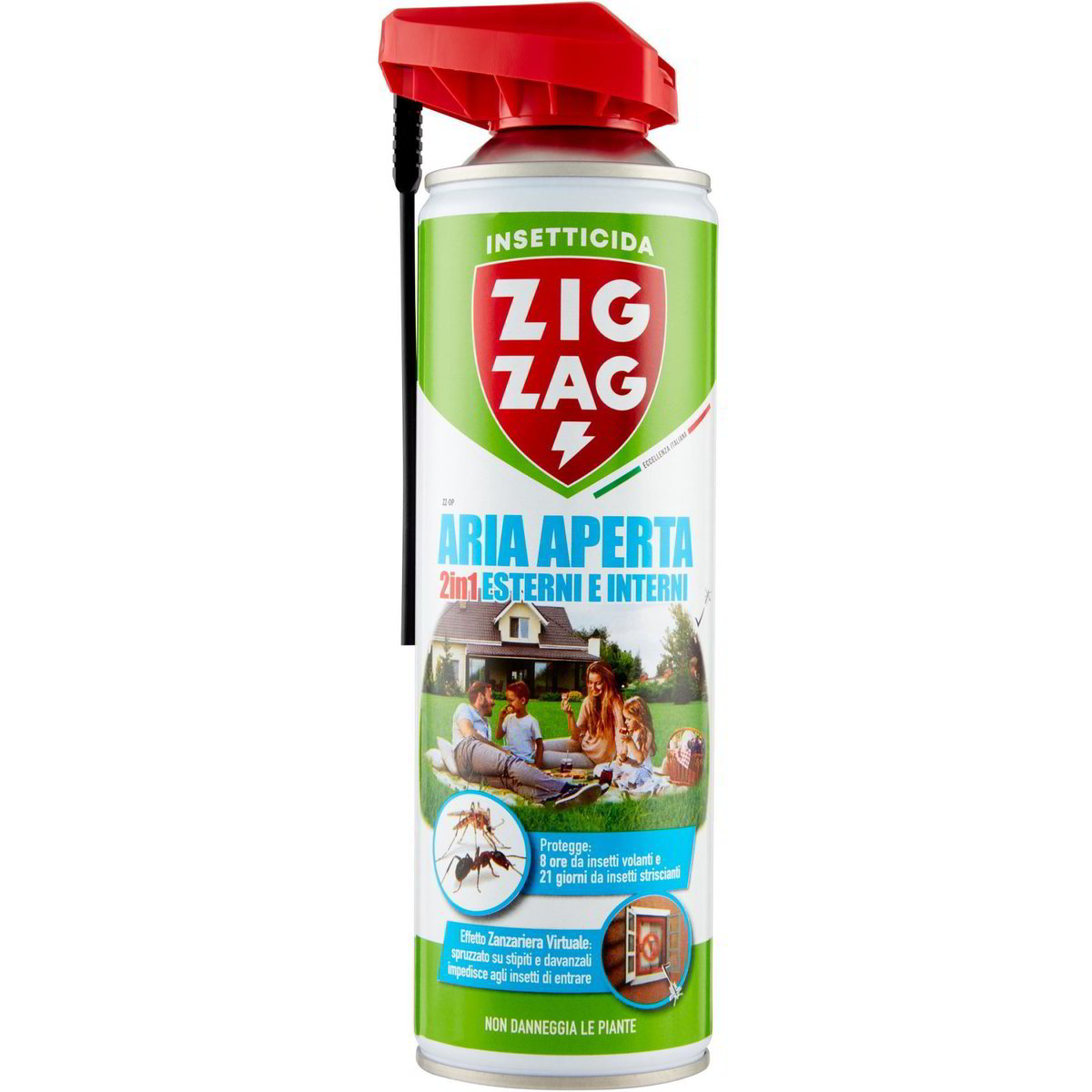 Insetticida aria aperta 2in1 esterni ed interni ZIG ZAG 500 ML - Coop Shop