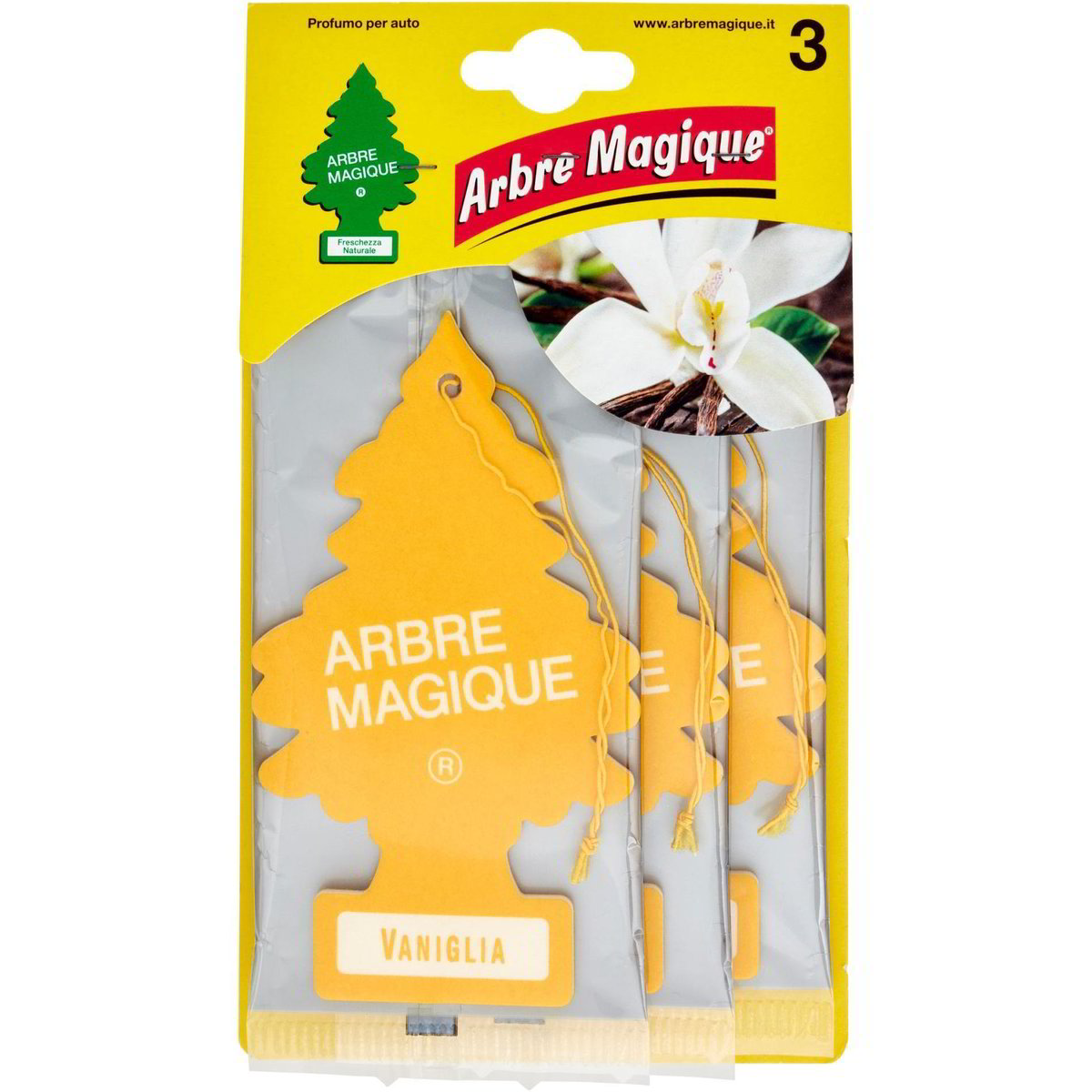 Profumatore automobile classic vaniglia ARBRE MAGIQUE 3 X 5 G - Coop Shop