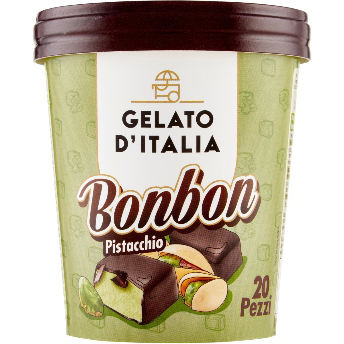 Gelato pistacchio d'italia bon-bon INDIAN 8 X 180 G - Coop Shop