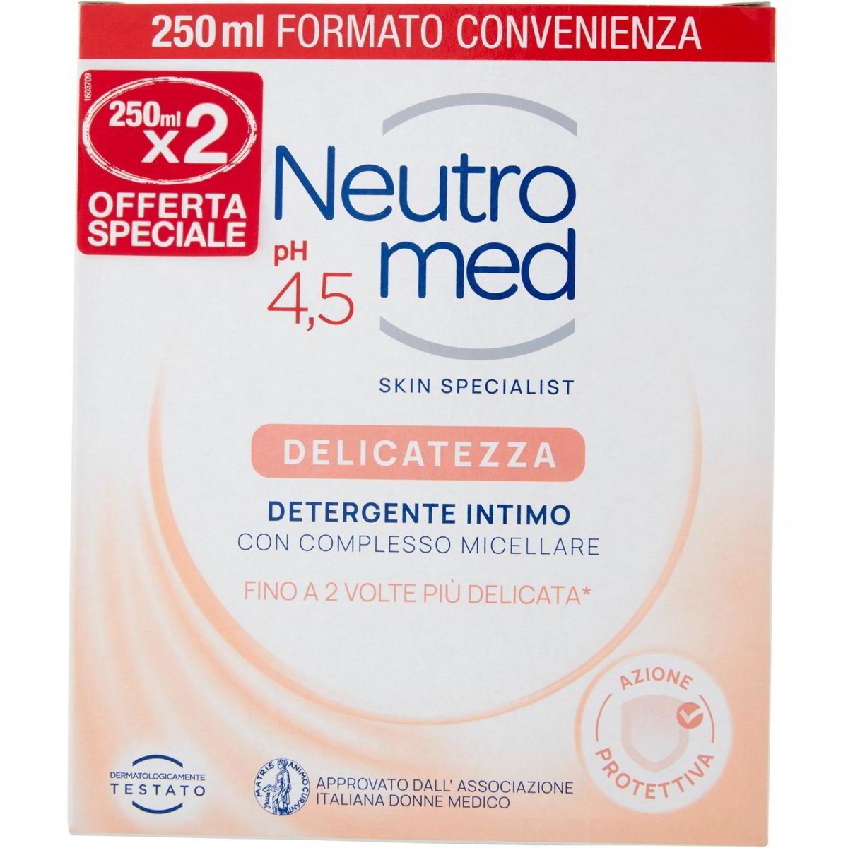 Detergente intimo dermoprotect delicatezza suprema NEUTROMED 2 x 250 ML - Coop Shop