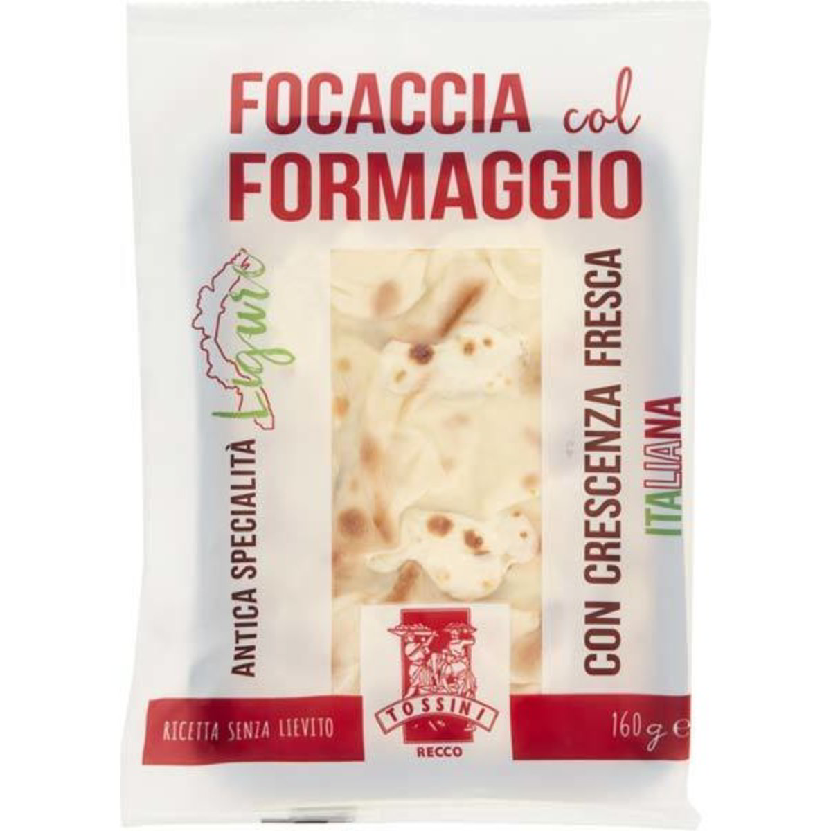 Focaccia col formaggio TOSSINI 320 G - Coop Shop