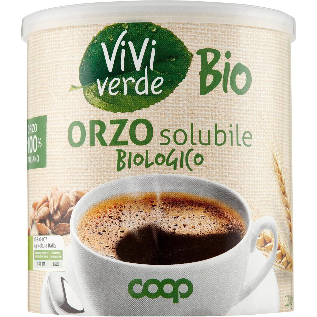 Orzo solubile COOP - VIVI VERDE 120 G - Coop Shop