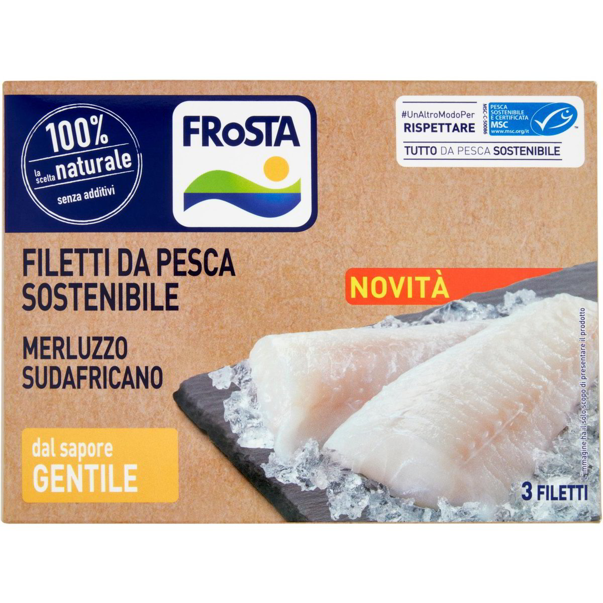 Merluzzo filetti sudafricano da pesca sostenibile FROSTA 300 G - Coop Shop