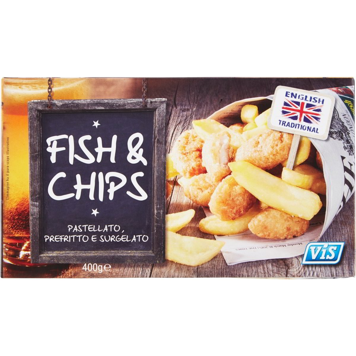 Fish and chips VIS 400 GR - Coop Shop