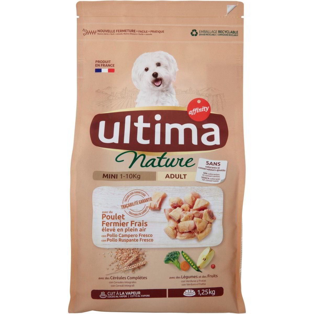 Crocchette per cani adulti pollo fresco taglia xs ULTIMA 1250 G - Coop Shop