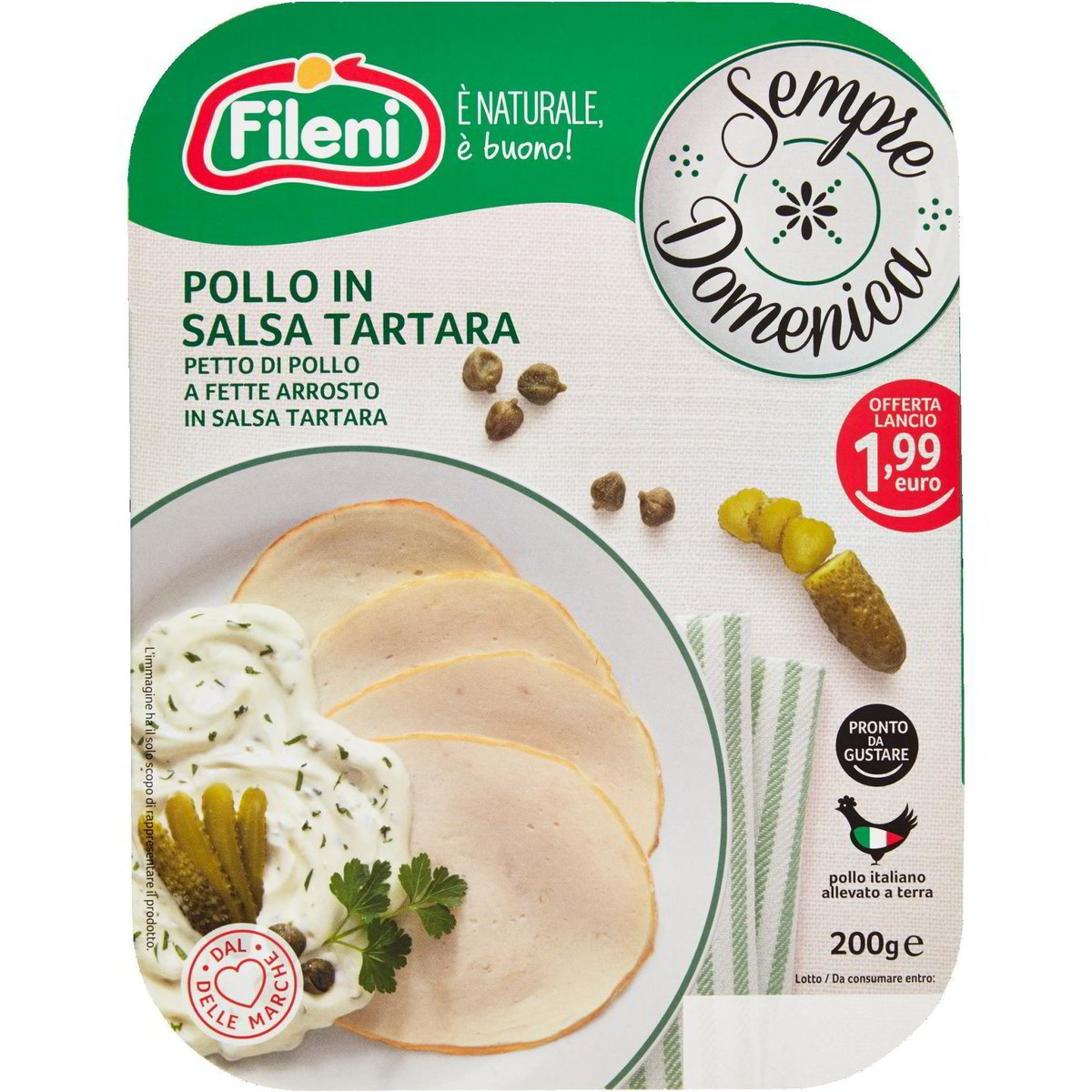 Pollo in salsa tartara FILENI 200 G - Coop Shop