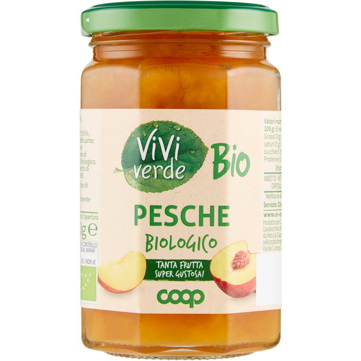 Confettura di pesche COOP - VIVI VERDE 330 G - Coop Shop