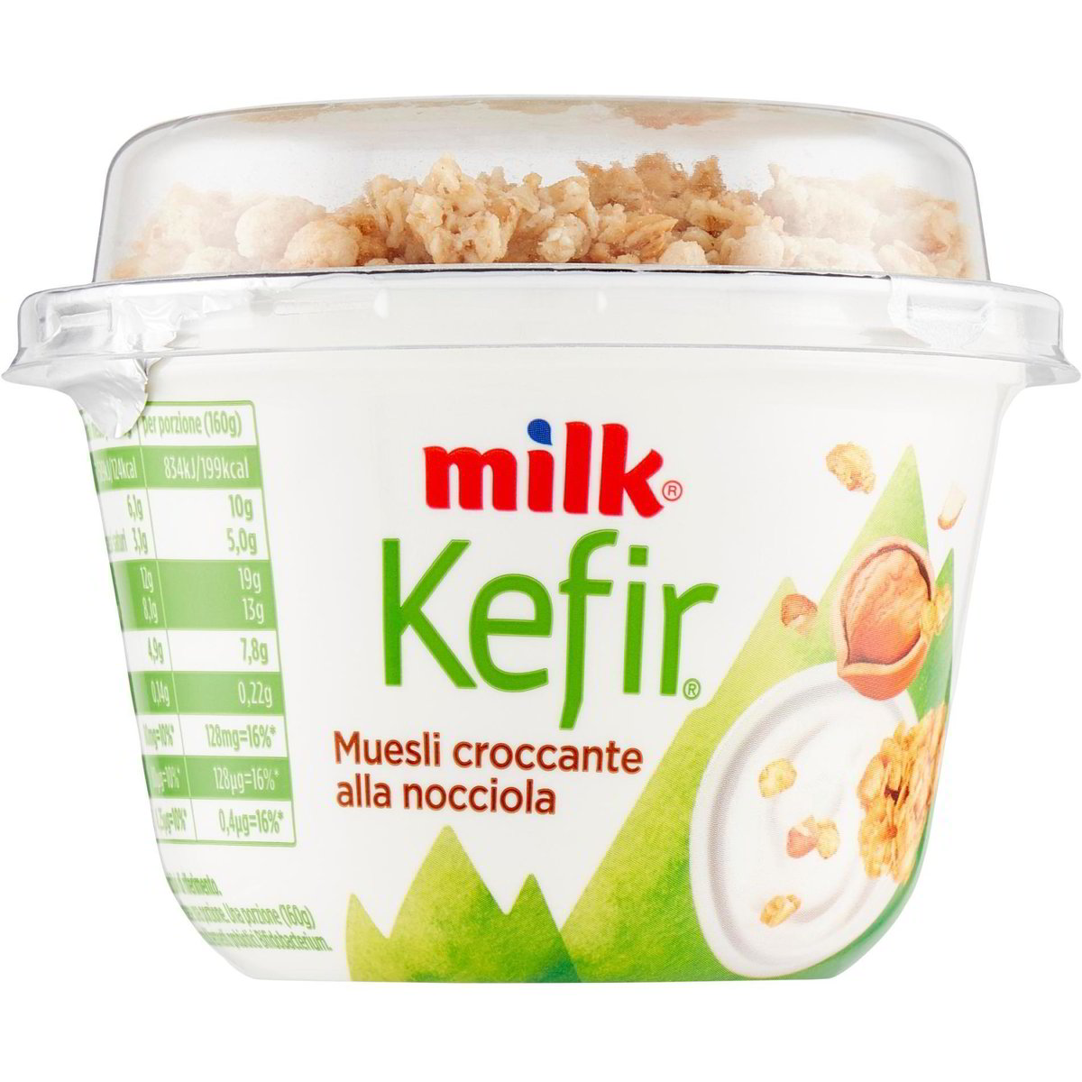 Kefir mix croccante alla nocciola MILK 160 G - Coop Shop