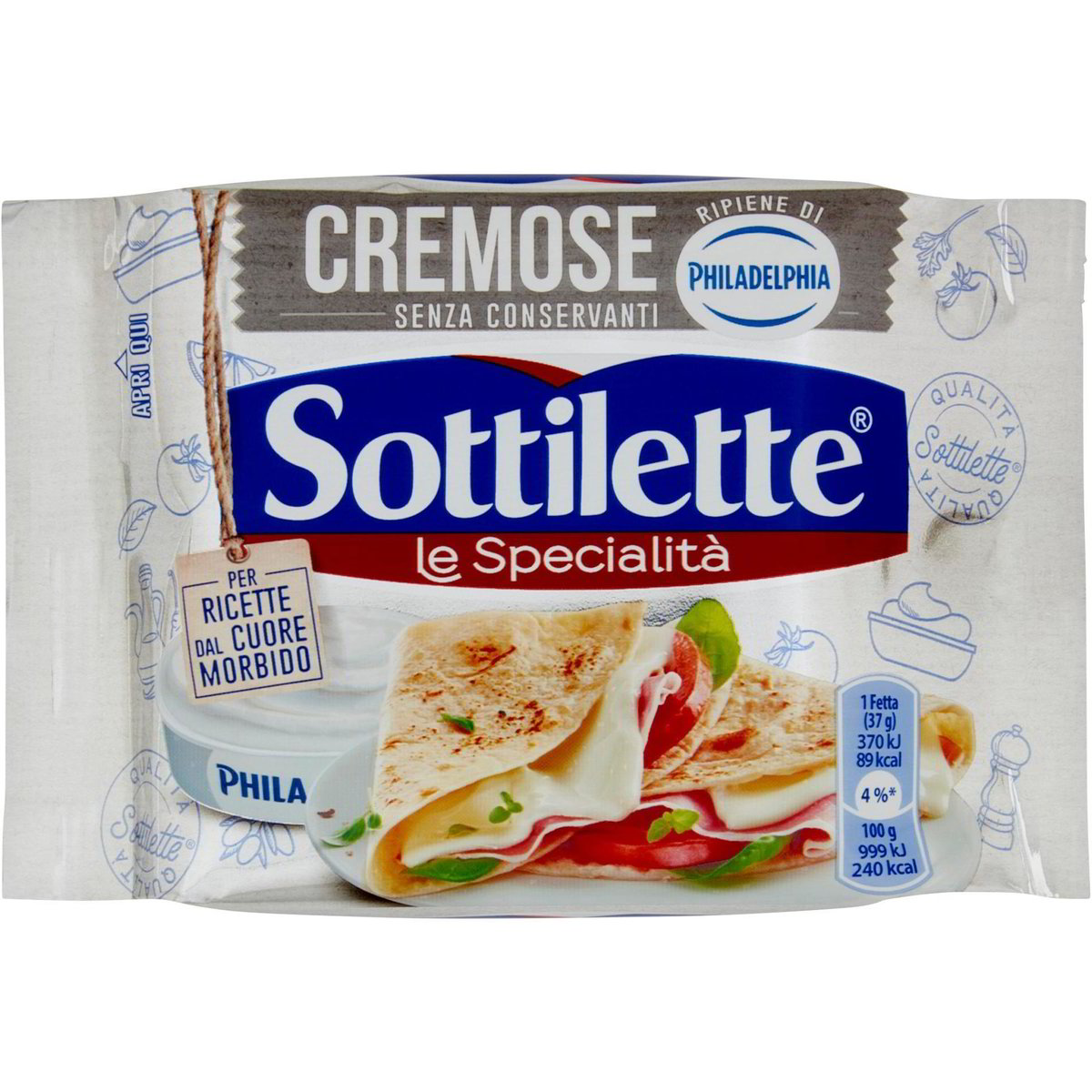 Sottilette cremose SOTTILETTE 185 G - Coop Shop