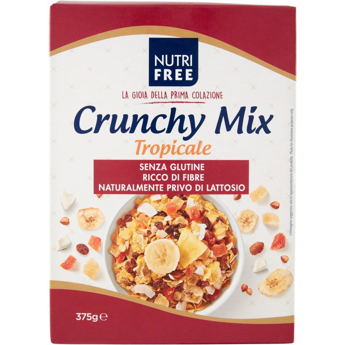 Cereali crunchy mix tropicale NUTRIFREE 375 G - Coop Shop