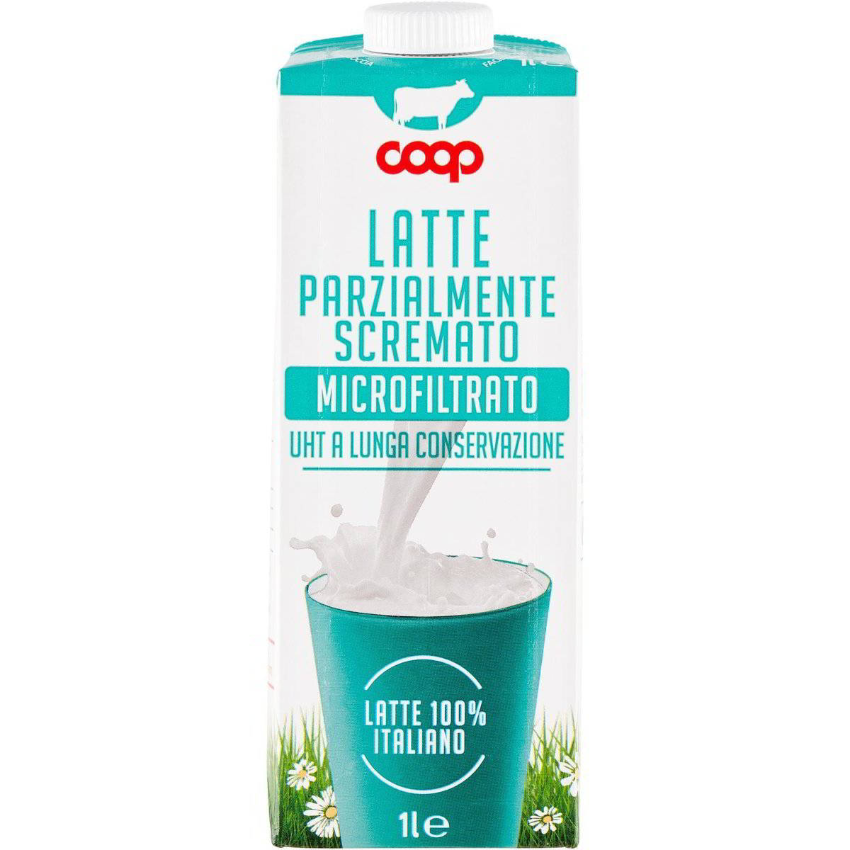 Latte uht parzialmente scremato microfiltrato COOP 1000 ML - Coop Shop