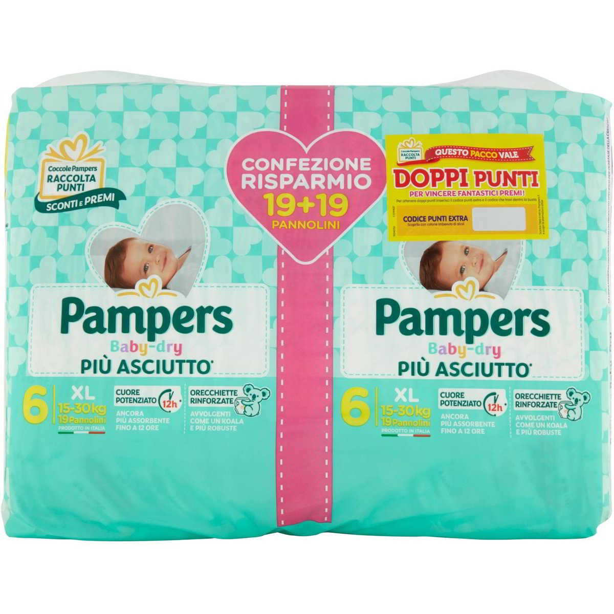 Pannolini baby dry extralarge x38 PAMPERS 1 PZ - Coop Shop