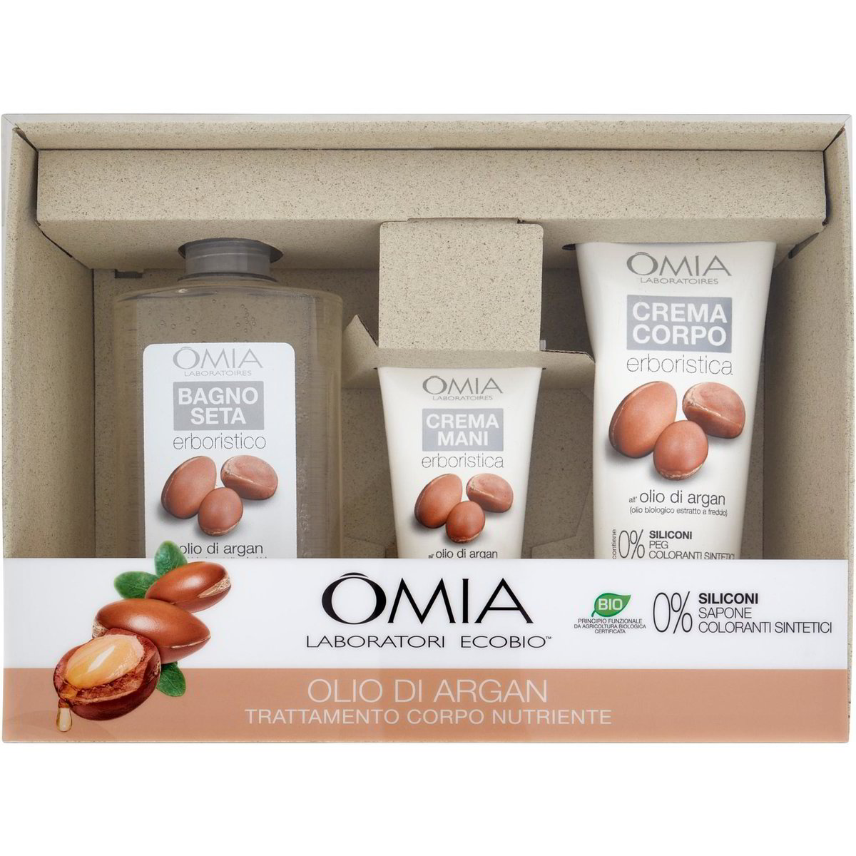 Confezione regalo con argan x3 OMIA LABORATOIRES 1 PZ - Coop Shop