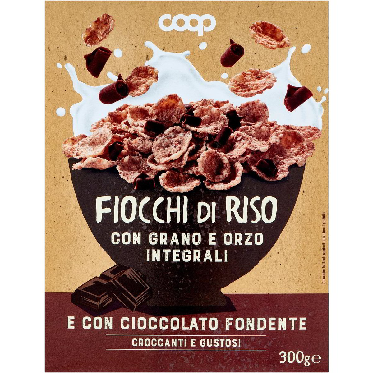 Cereali fiocchi integrali di riso al cioccolato COOP 300 G - Coop Shop