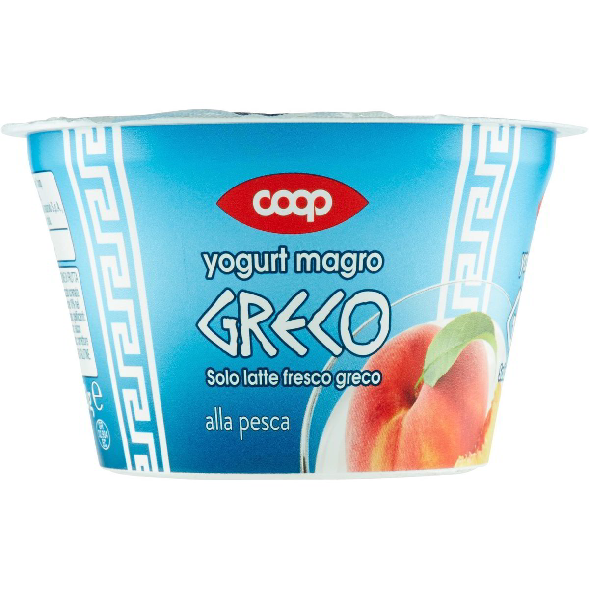 Yogurt greco magro alla pesca con frutta in pezzi COOP 170 G - Coop Shop